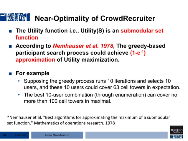 Phd Defense Talk Near Optimal Mobile Crowdsensing Design Framework And Algorithms Ppt