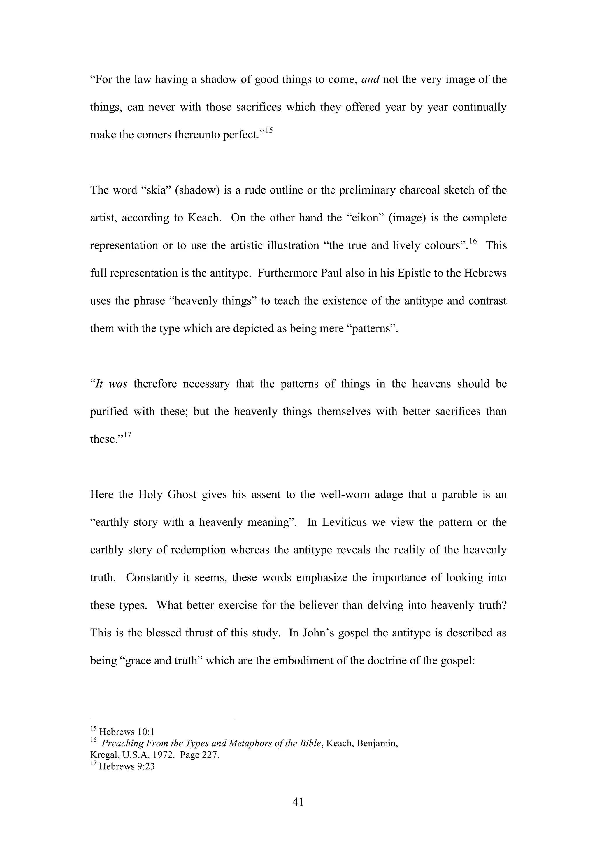 THE LEVITICAL FEASTS AND OFFERINGS | PDF