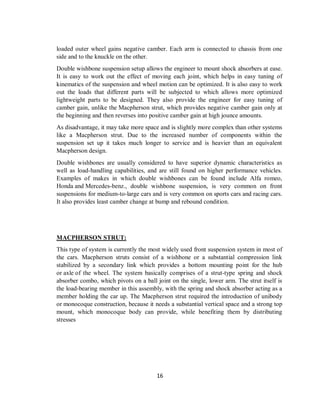 Design,Analysis & Fabrication of suspension of all terrain vehicle | PDF