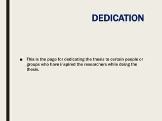 Thesis Format | PPTX