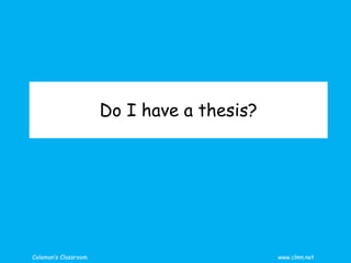 Basic Thesis Guidlines | PPT