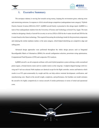 HyBIRD: Design of a two-member Hybrid-Electric General Aviation ...