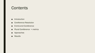 End-to-End Plural Coreference Resolution on TV Show Transcripts | PDF ...