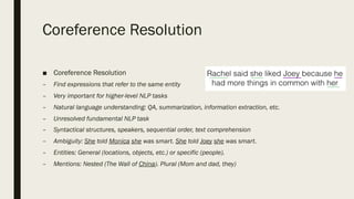 End-to-End Plural Coreference Resolution on TV Show Transcripts | PDF | Technology & Computing