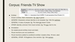 End-to-End Plural Coreference Resolution on TV Show Transcripts | PDF ...