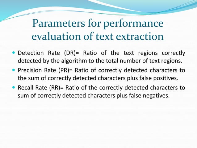 Texture Features Based Text Extraction From Images Using Dwt And K Means Clustering Ppt Free