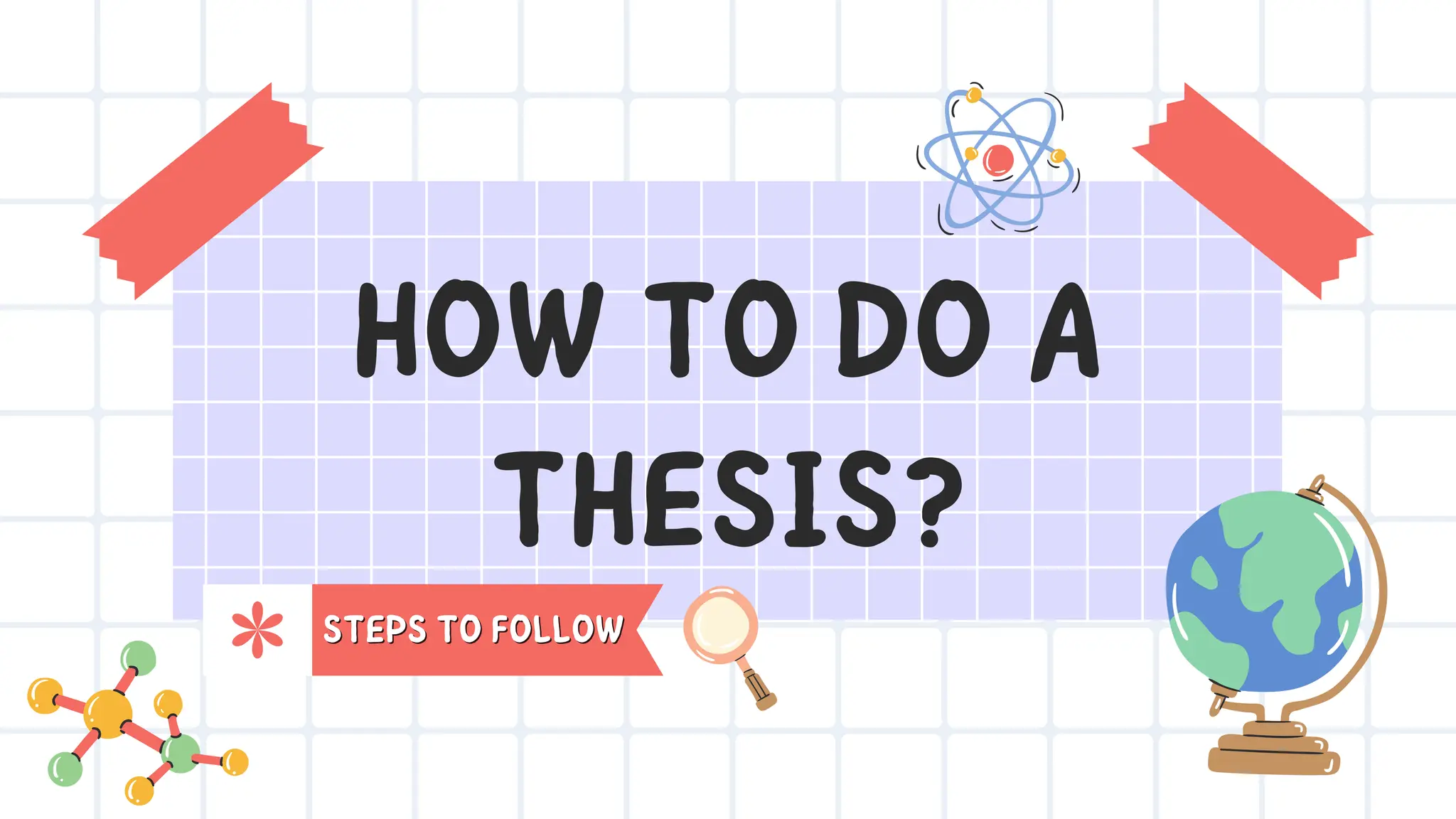 HOW TO DO A THESIS. STEPS TO FOLLOW, DESCRIPTION OF EACH PART OF THE ...