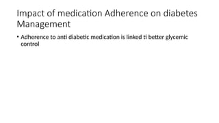 medication adherence among malaysian DM2 | PPT