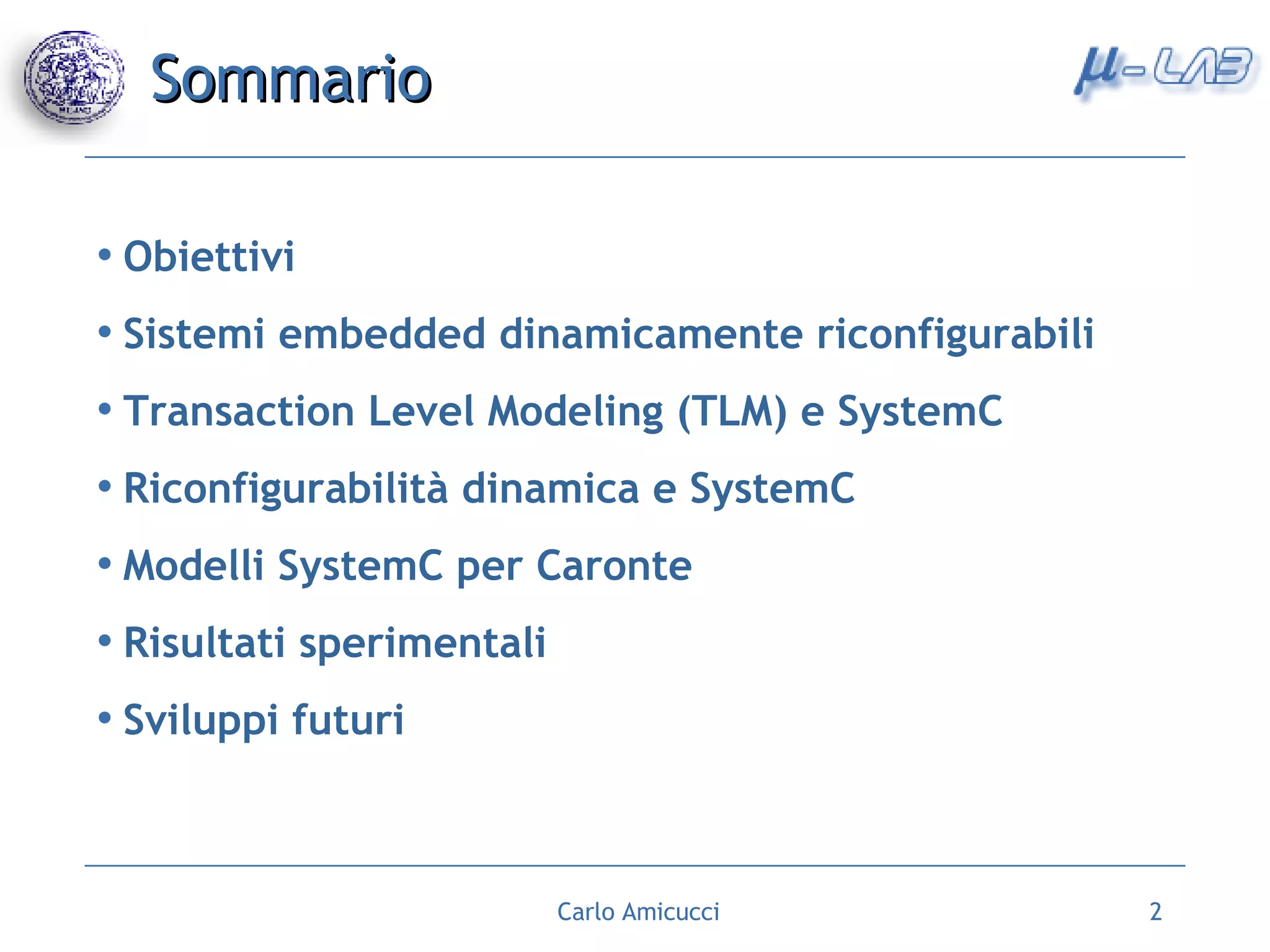 Thesis Amicucci Slides IT | PPT
