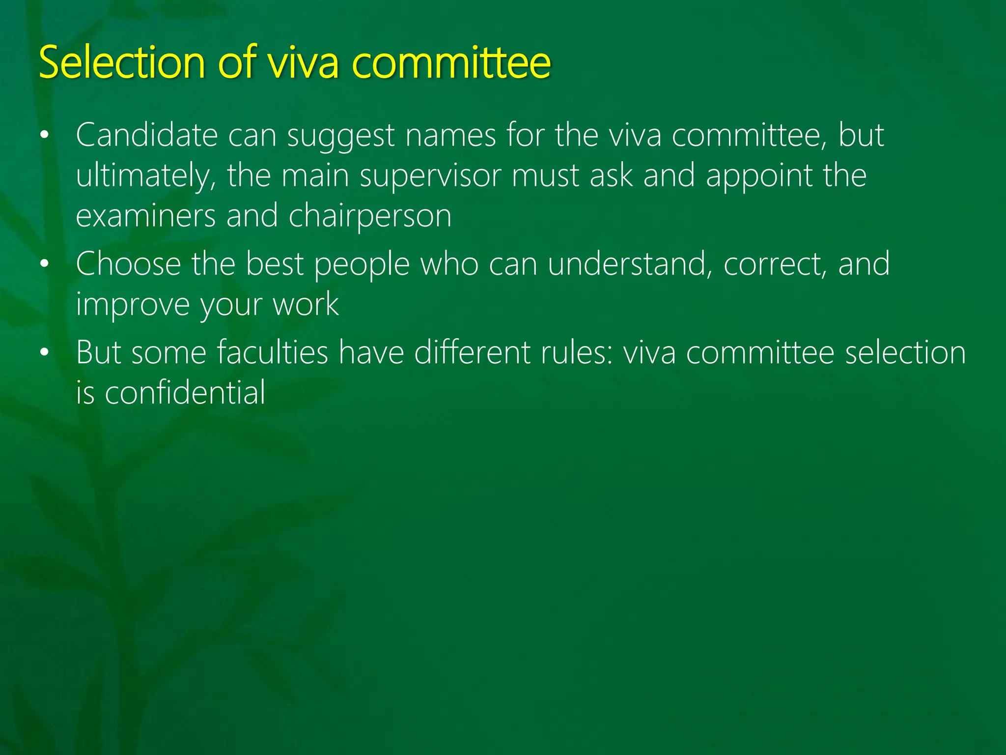 thesis-and-viva-voce preparation for research scholars | PPT
