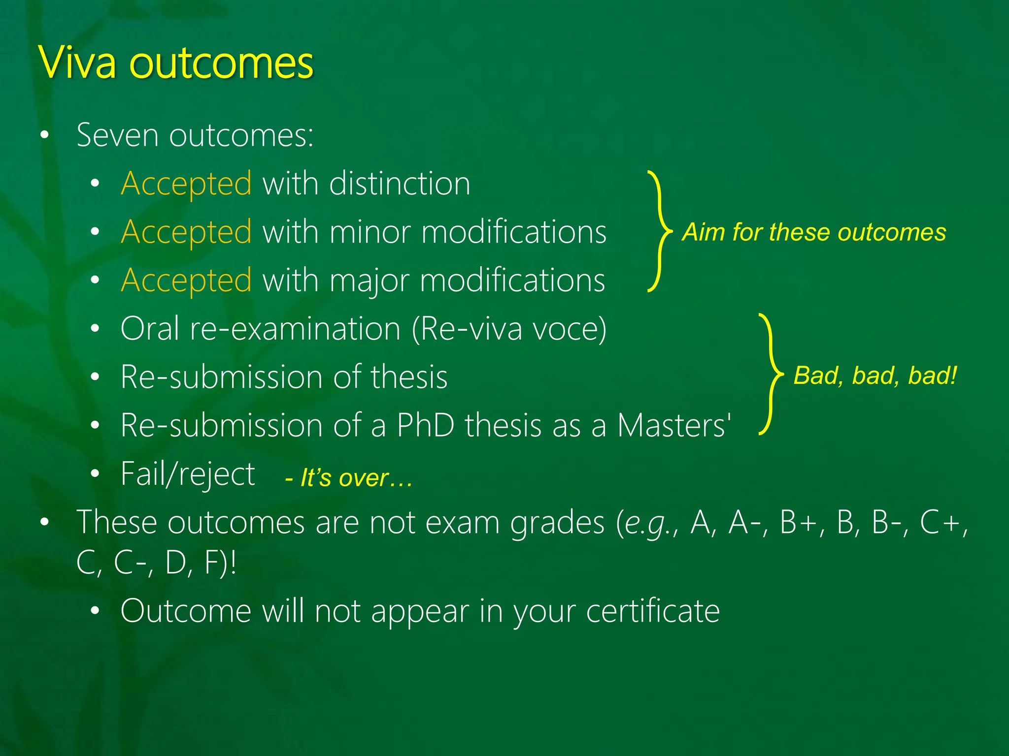 thesis-and-viva-voce preparation for research scholars | PPT