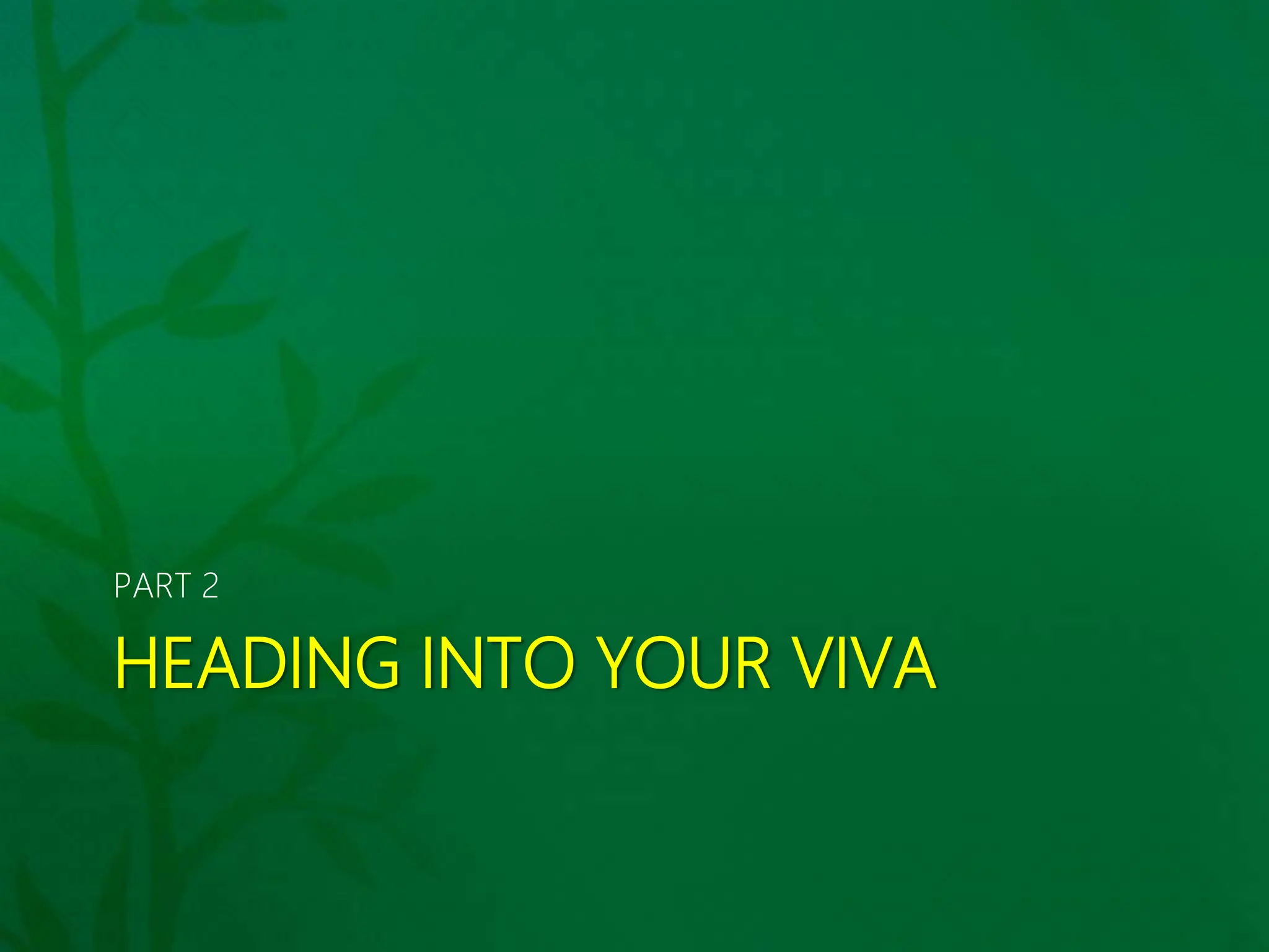 thesis-and-viva-voce preparation for research scholars | PPT