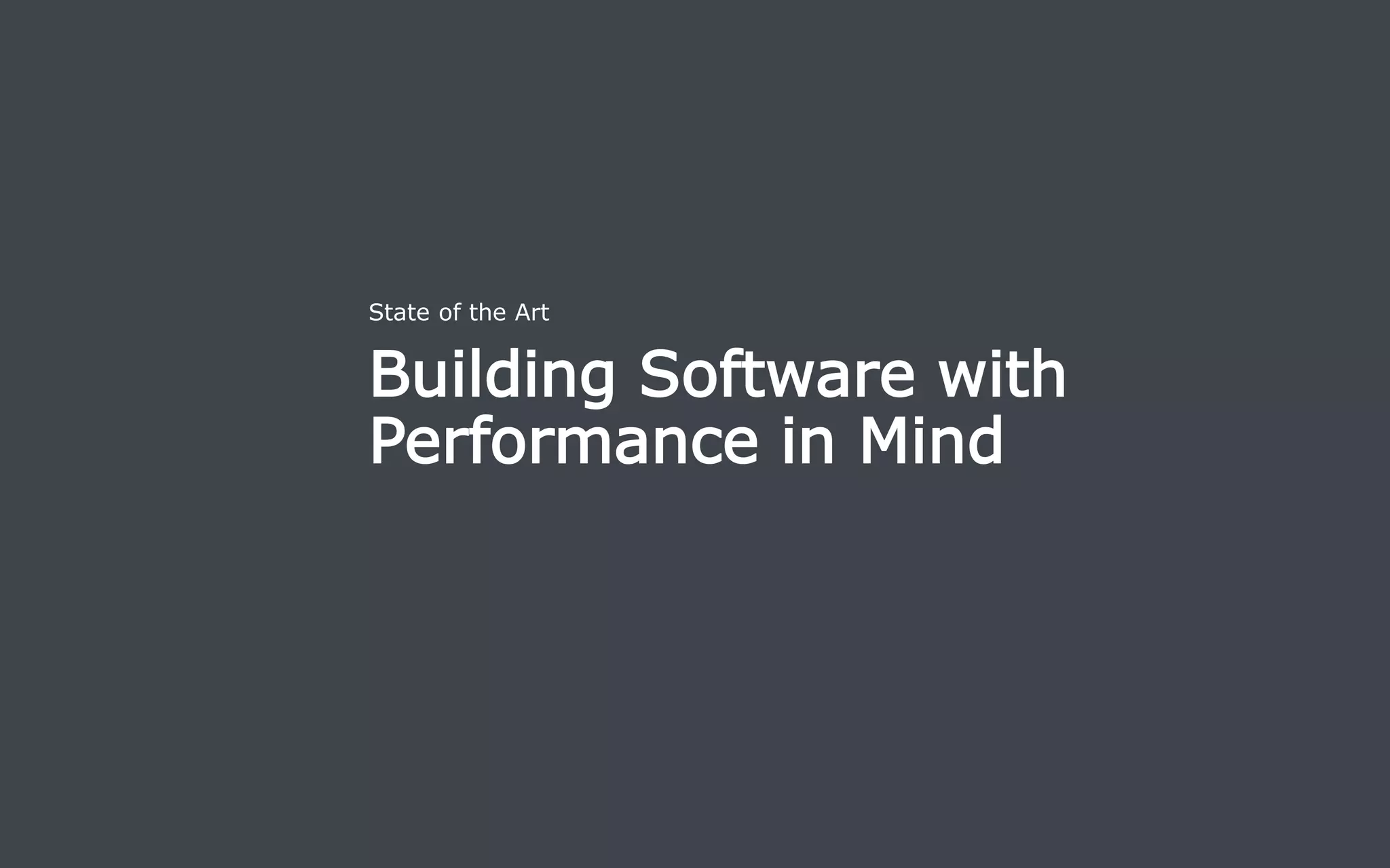 Introducing Performance Awareness in an Integrated Specification Environment | PPT