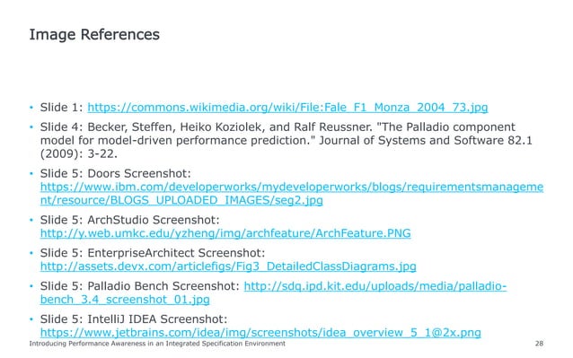 Introducing Performance Awareness in an Integrated Specification Environment | PPT