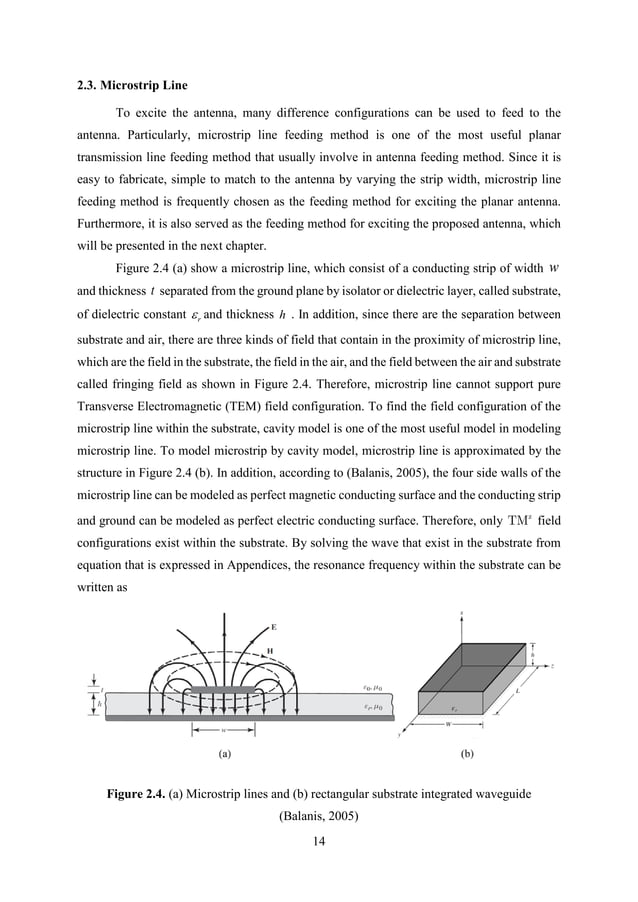 Microstrip-Fed Monopole Antenna Design) | PDF