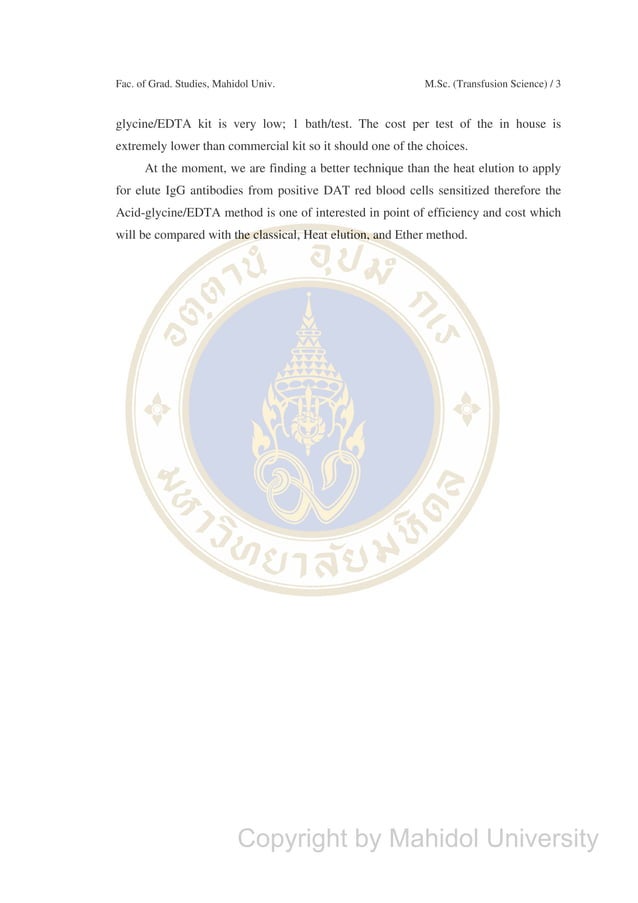 A STUDY OF ELUTING IgG ANTIBODIES FROM RED BLOOD CELLS: THE | PDF