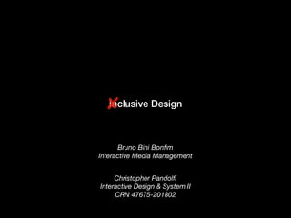 INclusive Design | PDF | Technology & Computing