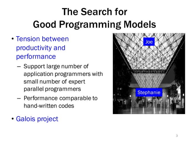 Galois: A System for Parallel Execution of Irregular Algorithms | PPT