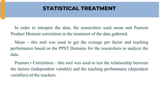Thesis-presentation FACCTORS AFFECTING TEACHING PERFORMANCE.pptx