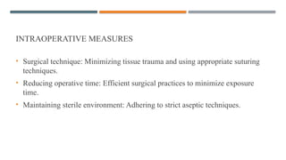 Surgical site wound infection and it's manifestation | PPTX