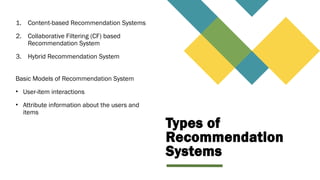 Thesis work - ppt- food recommendation system | PPT