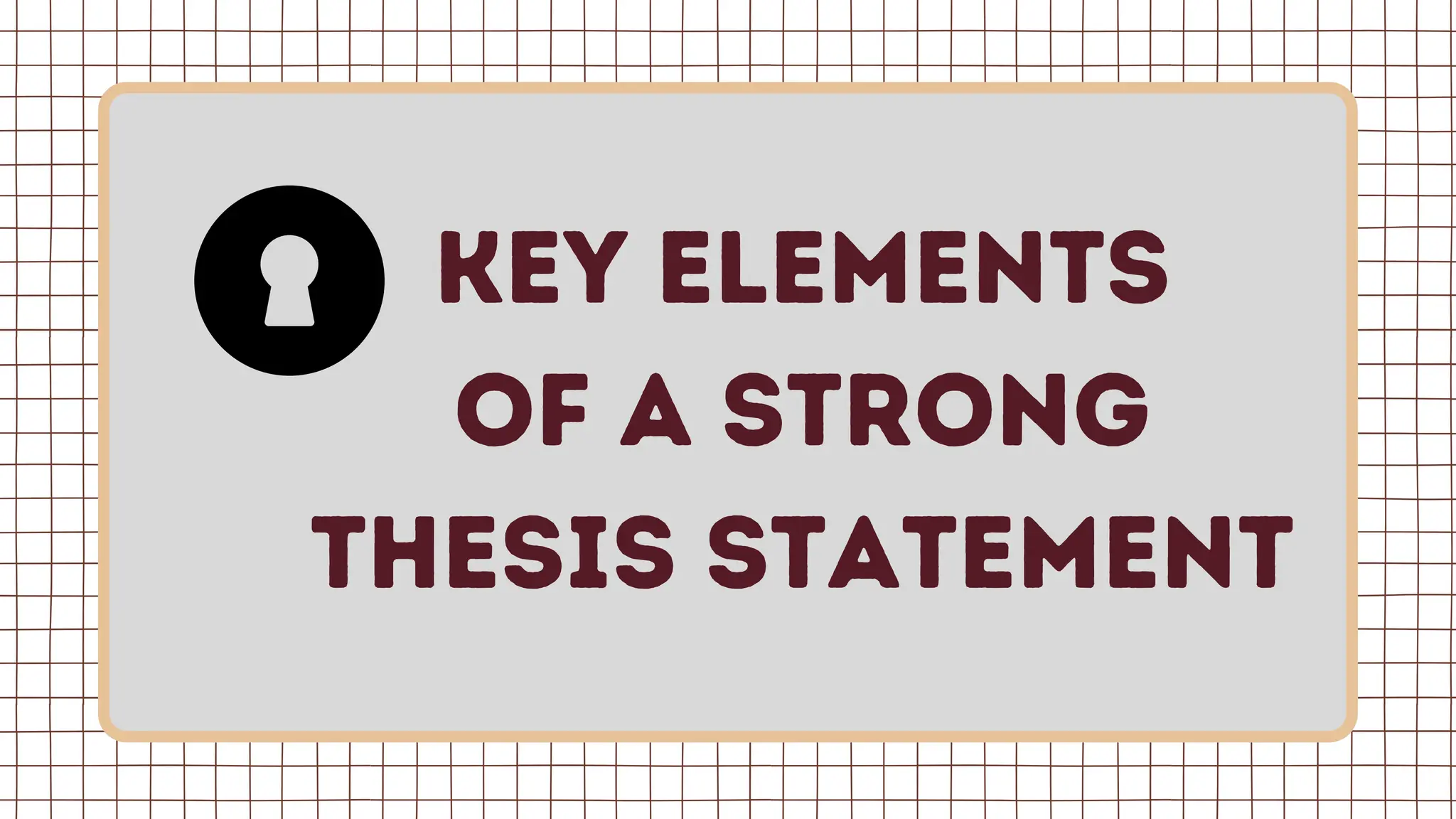 Thesis Statement main idea or main point | PDF