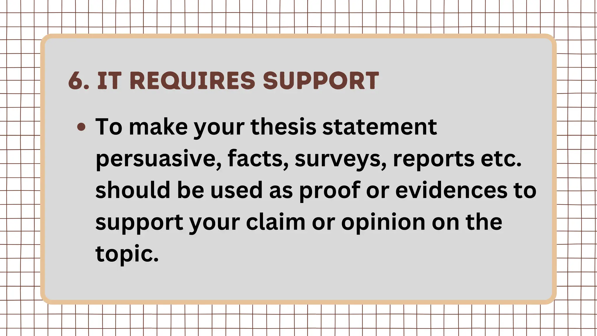 Thesis Statement main idea or main point | PDF