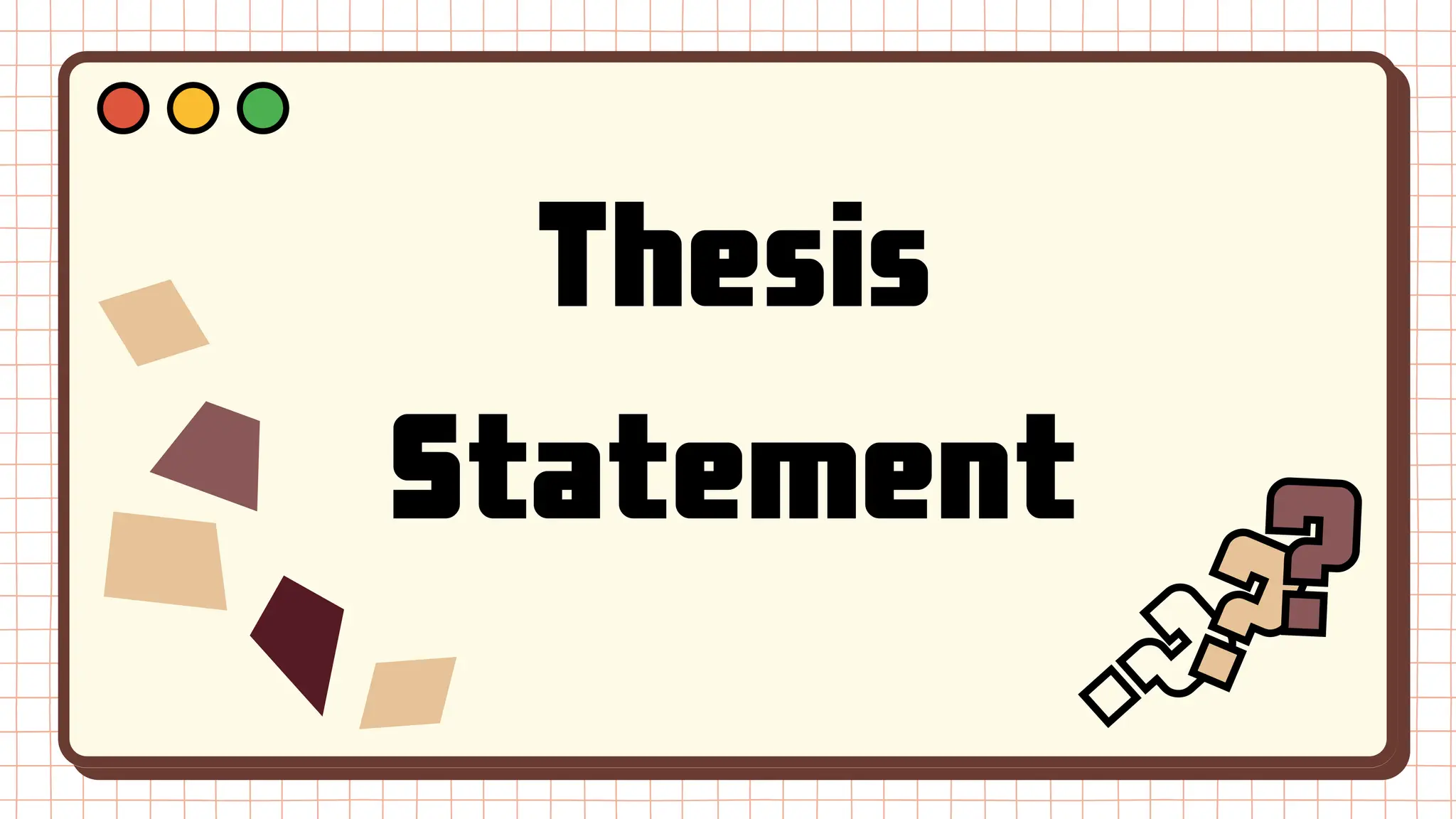 Thesis Statement main idea or main point | PDF
