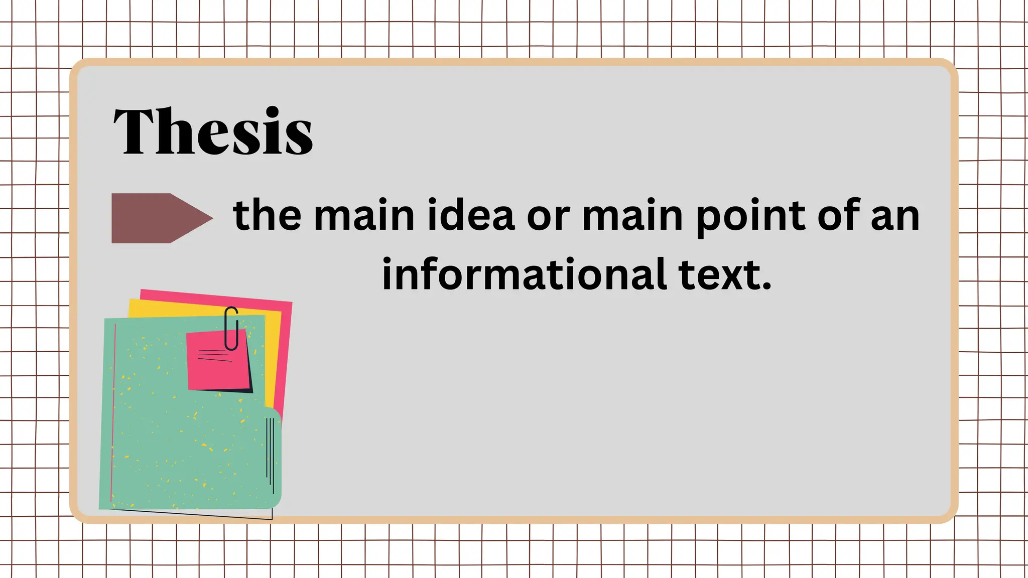 Thesis Statement main idea or main point | PDF