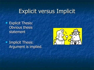 Thesis Statements | PPT