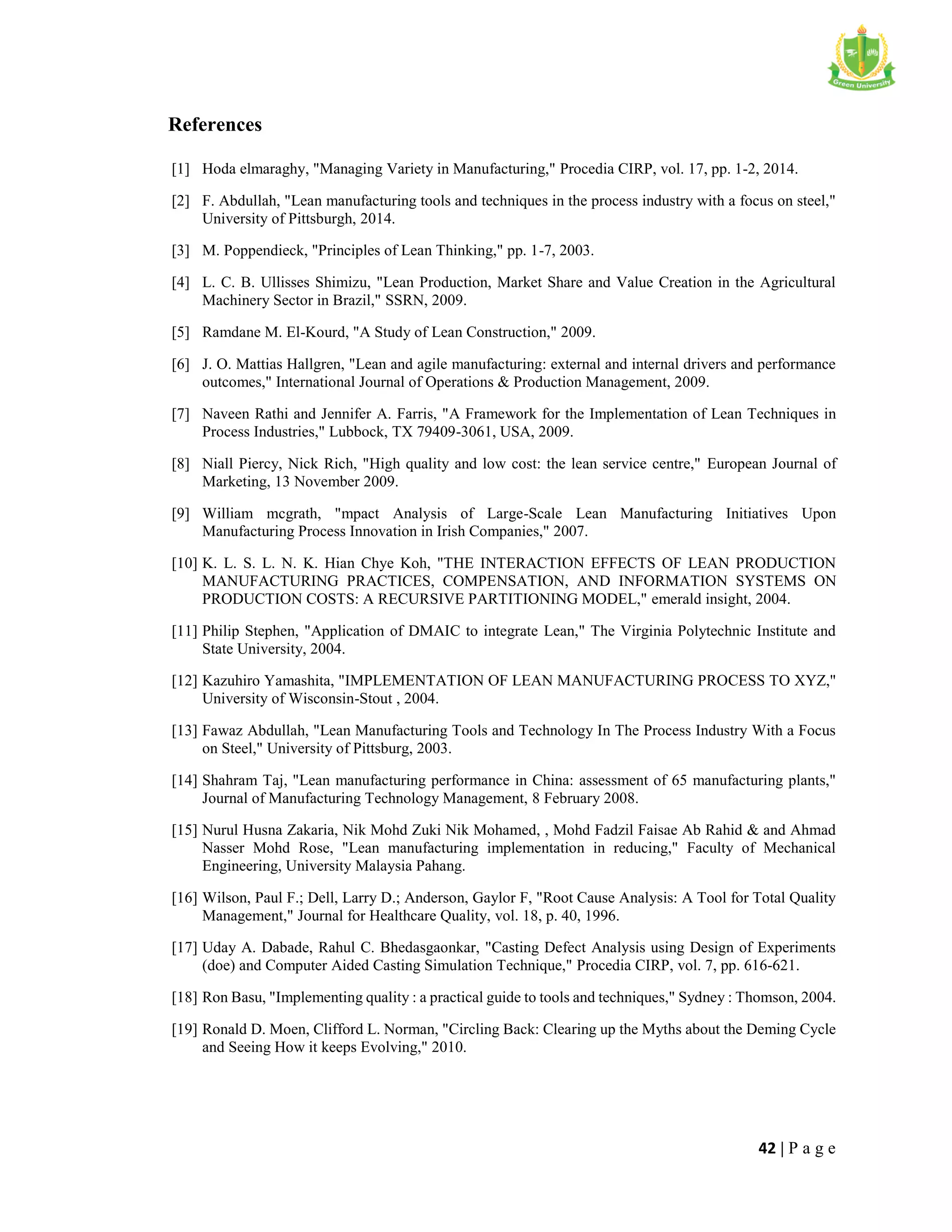 Thesis Report | Minimization of Sewing Defects through Implementation ...