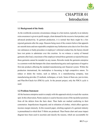 Thesis Report | Minimization of Sewing Defects through Implementation ...