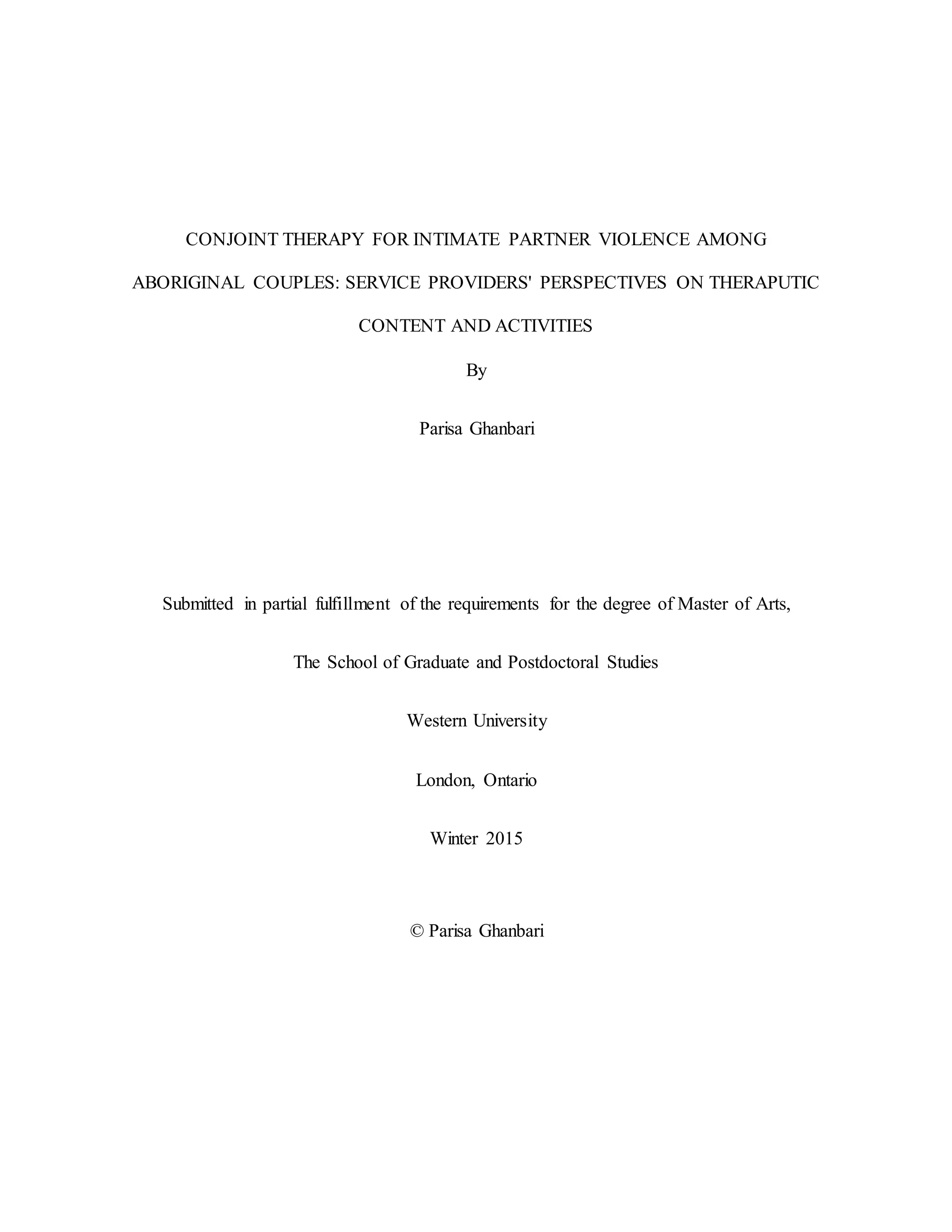 Thesis abstract | DOCX | Family and Relationships