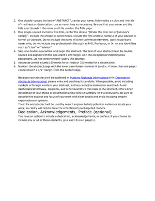 Thesis and dissertation guide | PDF