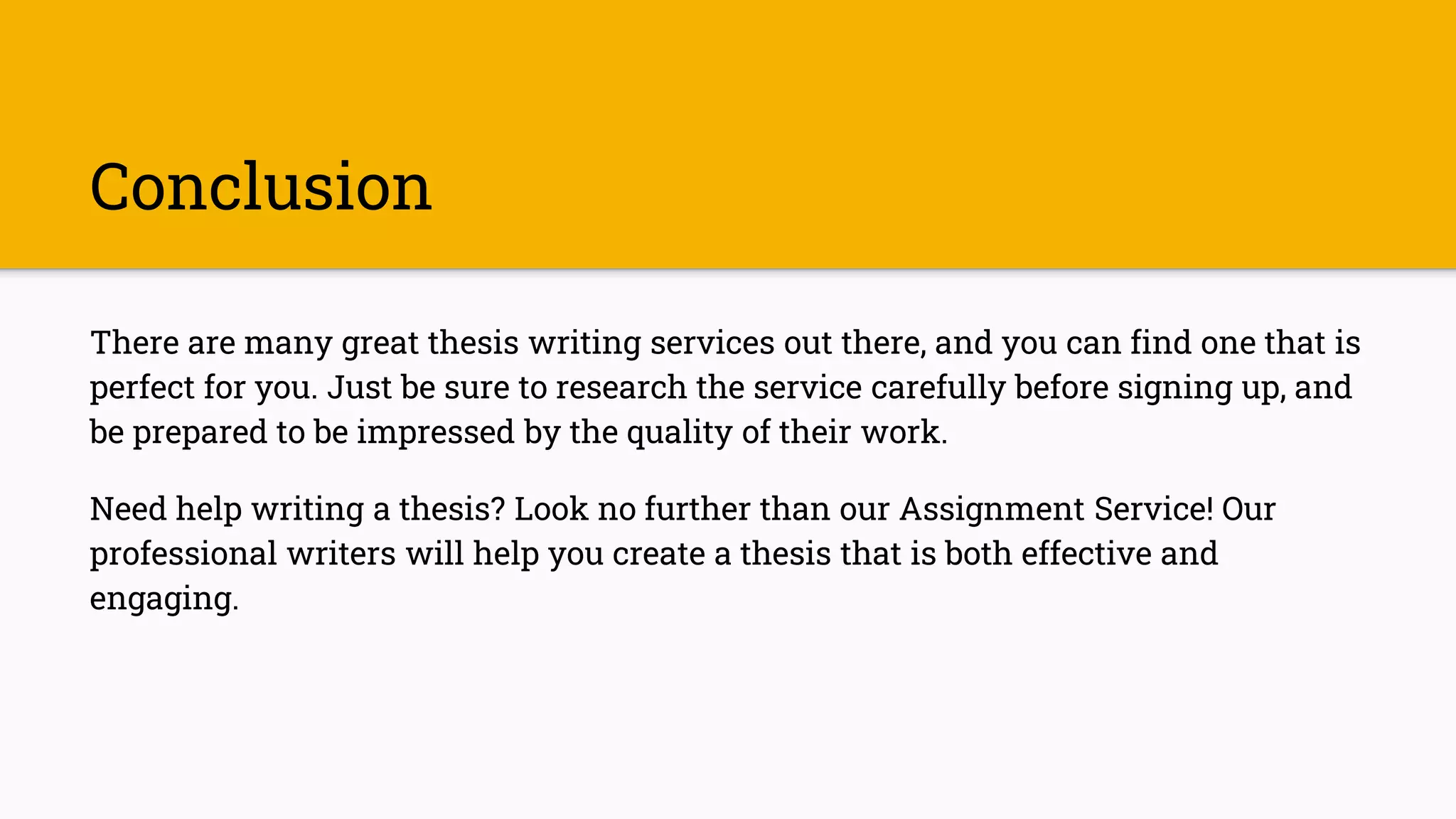 Thesis Assignment Service.pptx