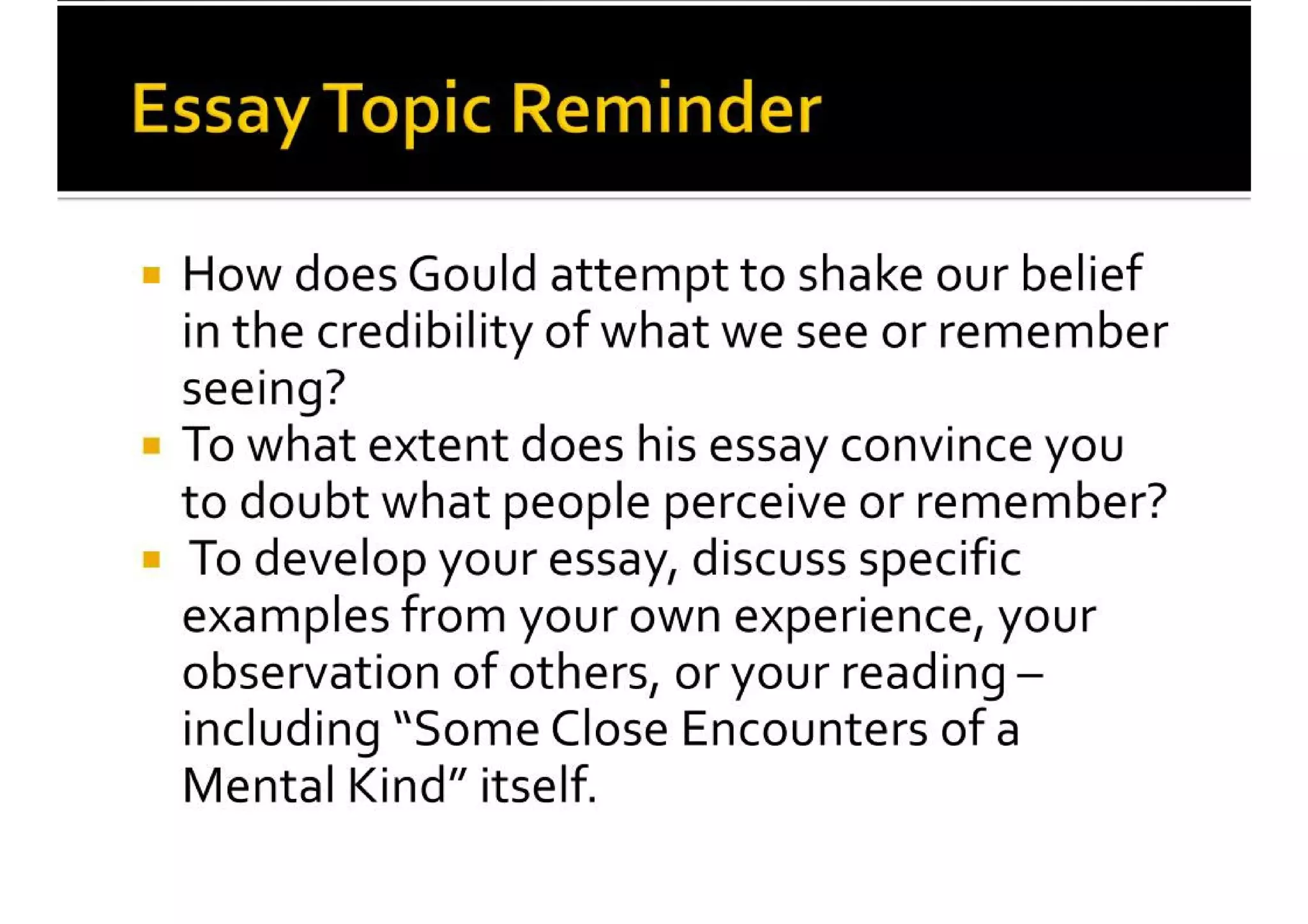 Thesis + Body Paragraph Focus | PPT