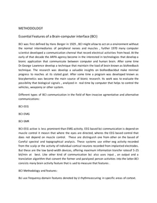 Thesis by muhammad sharif on bci brain computer interface | PDF