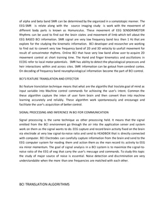 Thesis by muhammad sharif on bci brain computer interface | PDF