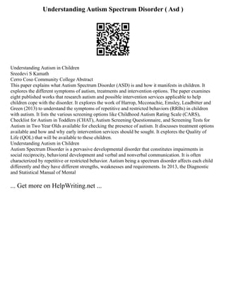 Thesis Career Choice Questionnaire Example - T | PDF