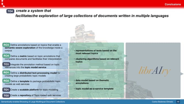 Semantically-enabled Browsing of Large Multilingual Document Collections | PPT