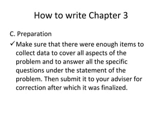 Thesis Writing Tutorial | PPTX