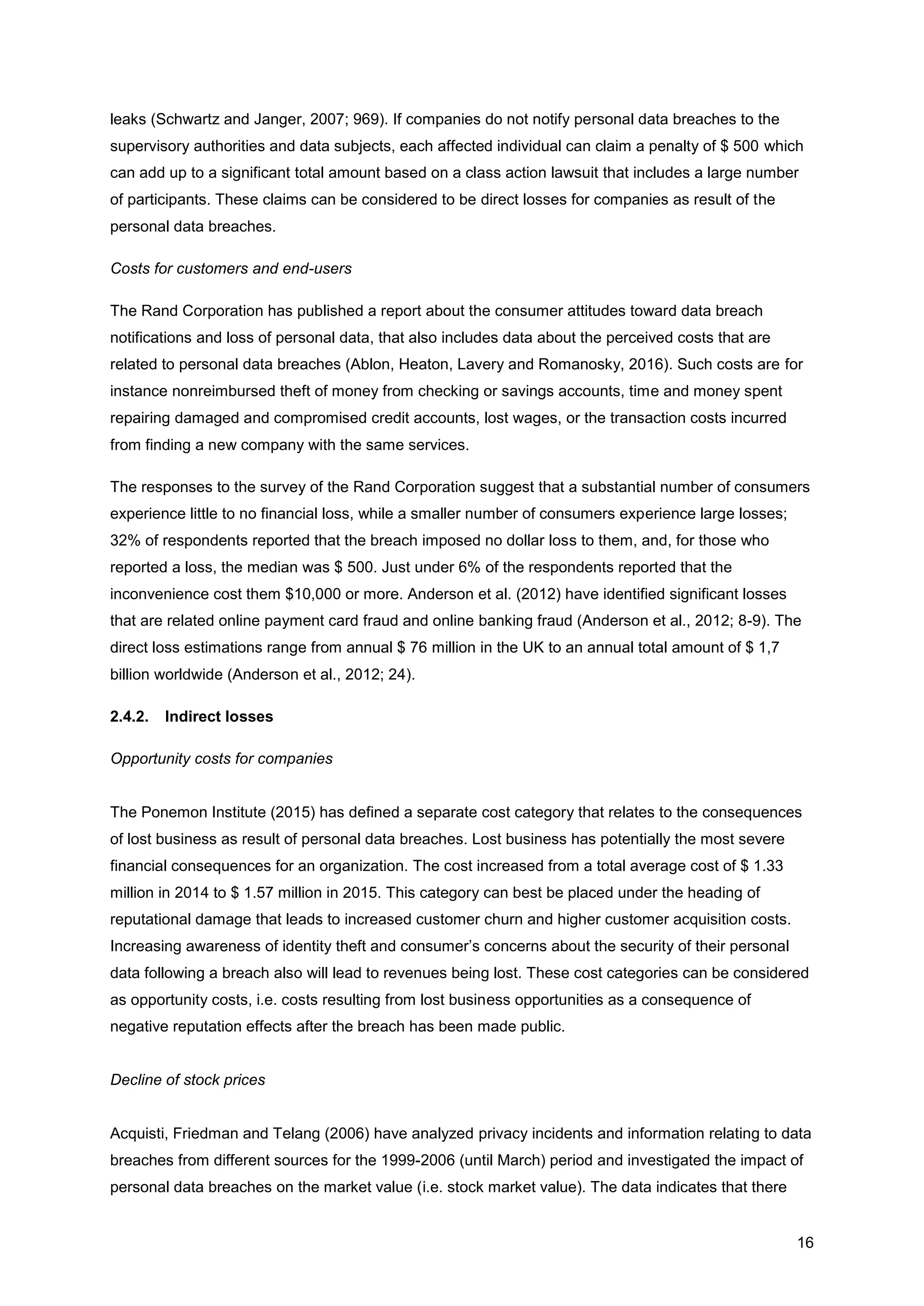 A de minimis rule for personal data breach notifications in the GDPR | PDF