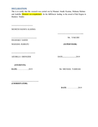 Thesis declaration and cover page (2) | DOCX