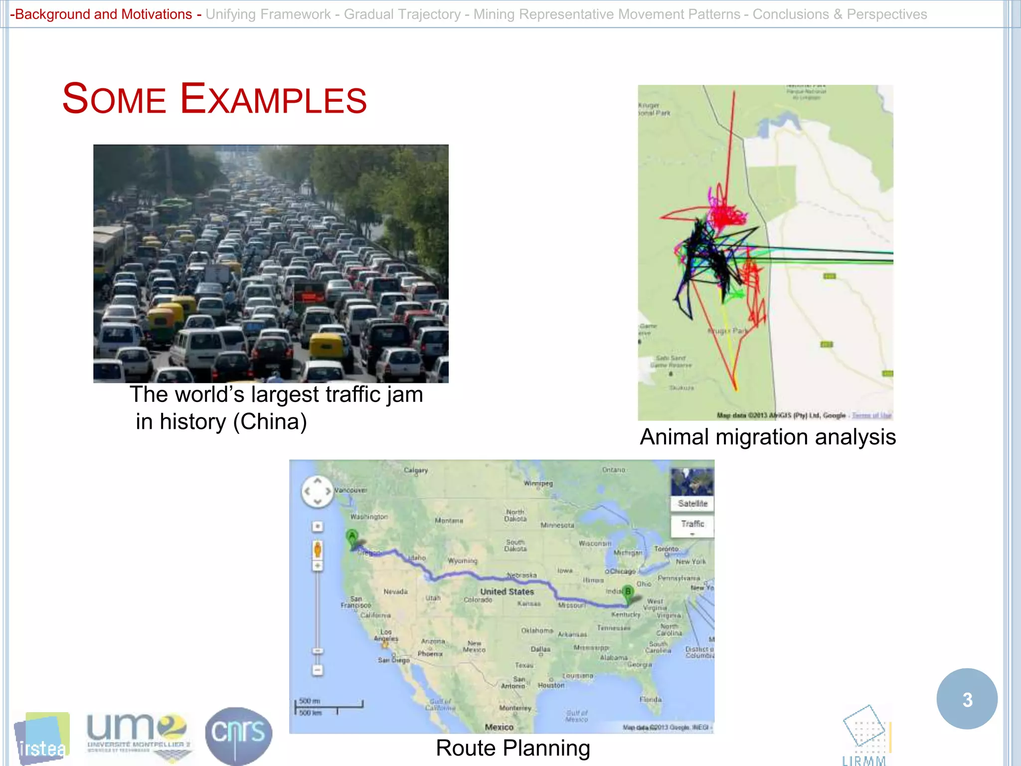 Mining Object Movement Patterns from Trajectory Data | PPT