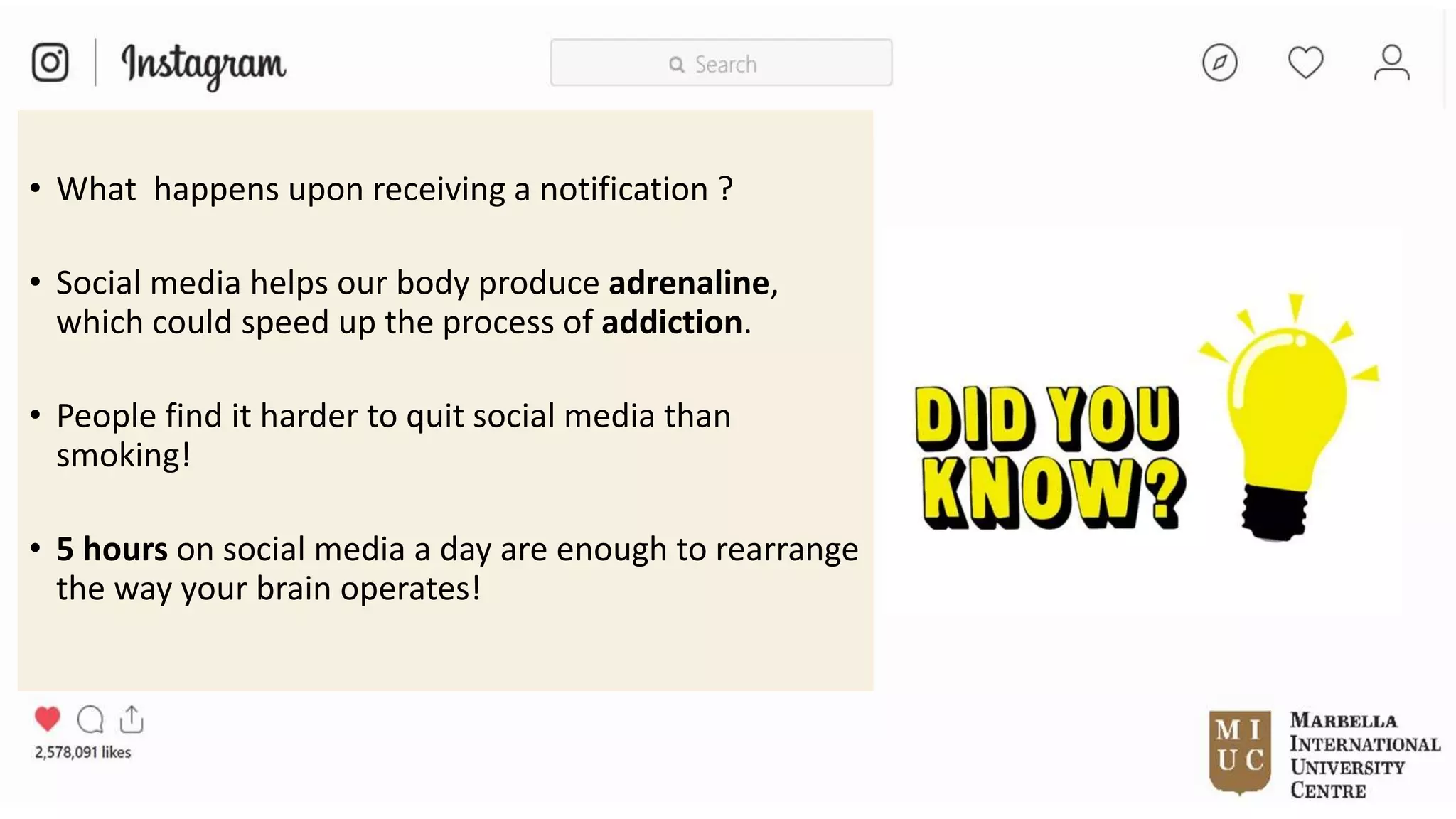 Instagram Addiction and its effect on Consumer behavior | PPTX | Social ...