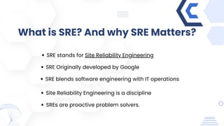 SRE Fundamentals: Understanding the Approach and Core Concepts | PDF
