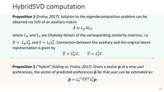 Low rank models for recommender systems with limited preference information | PDF