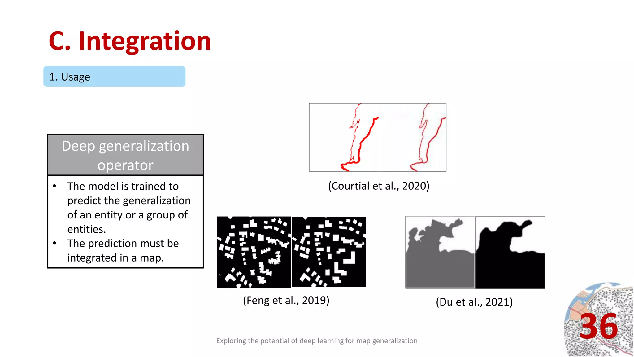 Exploring the potential of deep learning for map generalization | PPT