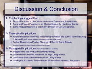 The Effect of Product Placement Prominence and Brand Liking to Brand ...