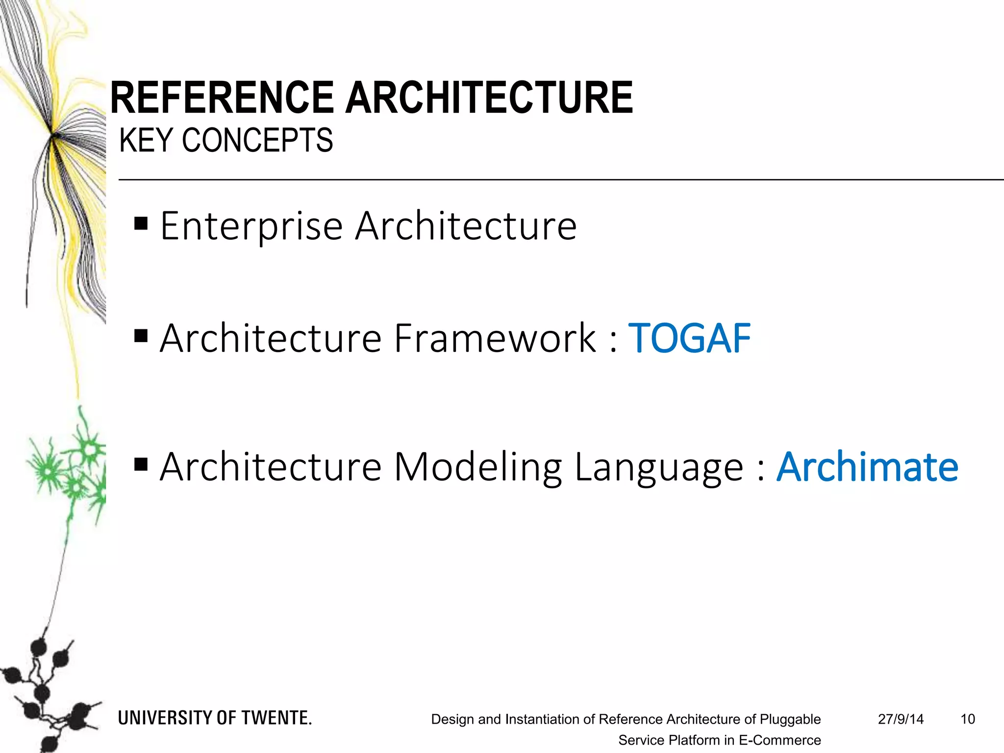 Design And Instantiation Of Reference Architecture For Pluggable Service Platform In E Commerce